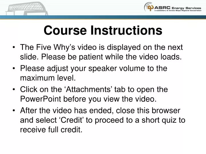 PPT - Course Instructions PowerPoint Presentation, free download - ID ...