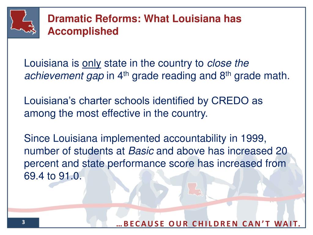 PPT - Race to the Top: Louisiana’s Blueprint for Education Reform ...
