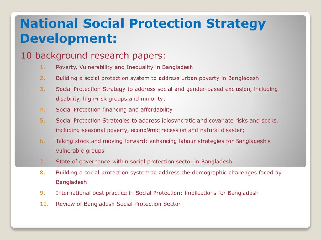 PPT - Social Protection Momentum in Bangladesh PowerPoint Presentation ...