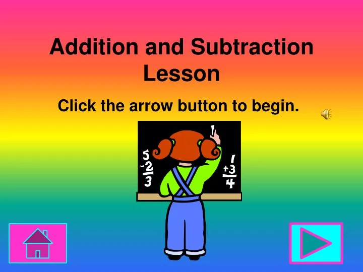 PPT - Addition and Subtraction Lesson PowerPoint Presentation, free ...