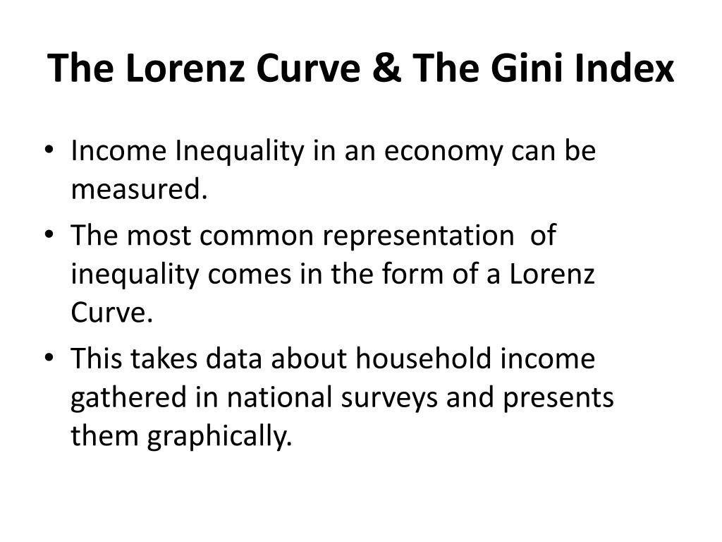 PPT - Distribution of Income & Income Inequality PowerPoint ...