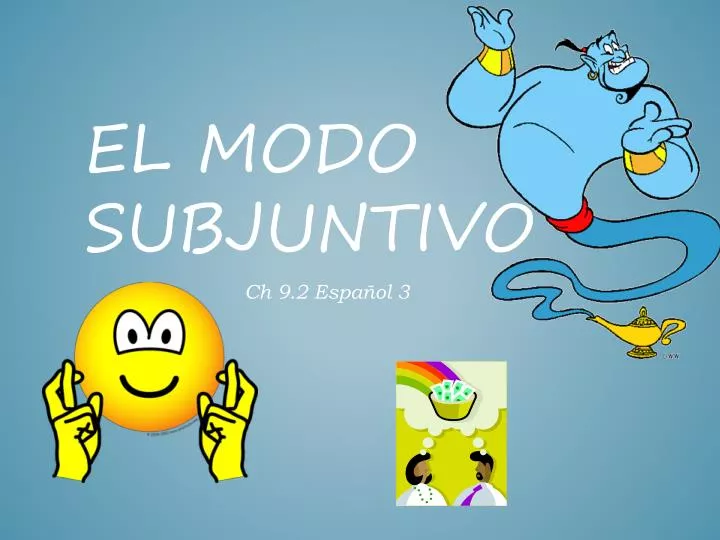 PPT - El modo subjuntivo PowerPoint Presentation, free download - ID ...