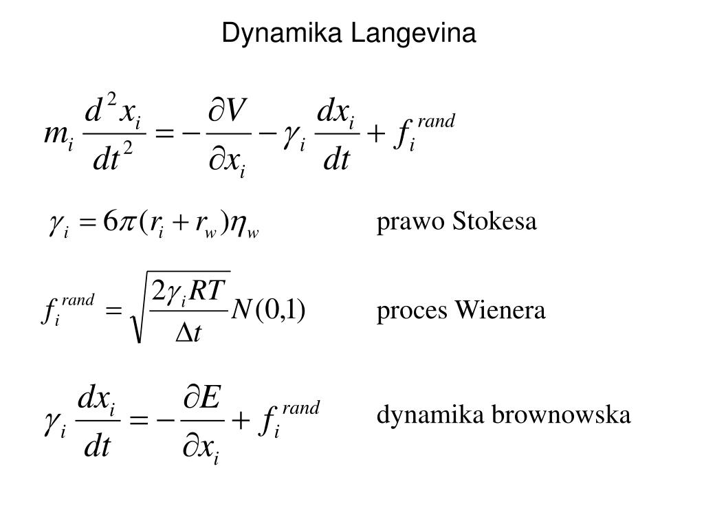 PPT - Wykład 16 Symulacje a mechanika statystyczna PowerPoint ...