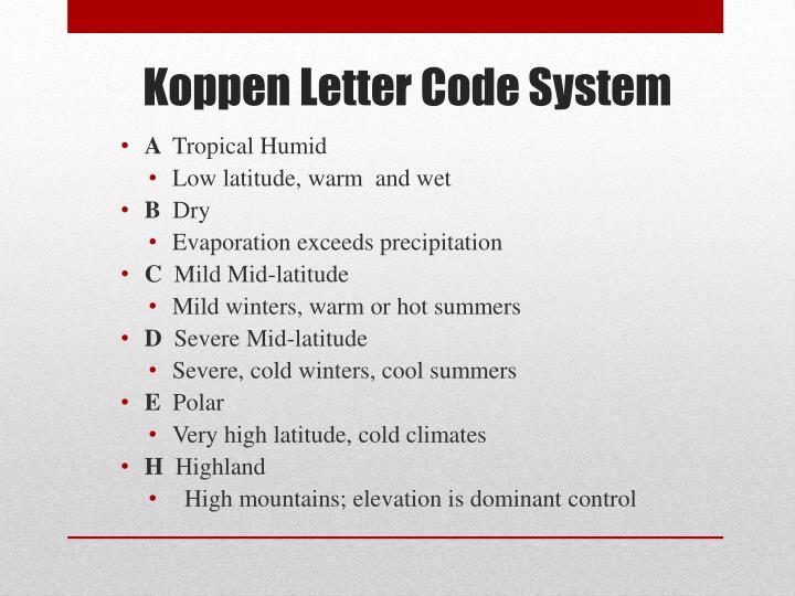 PPT - Climatic Zones and Types PowerPoint Presentation - ID:2452241