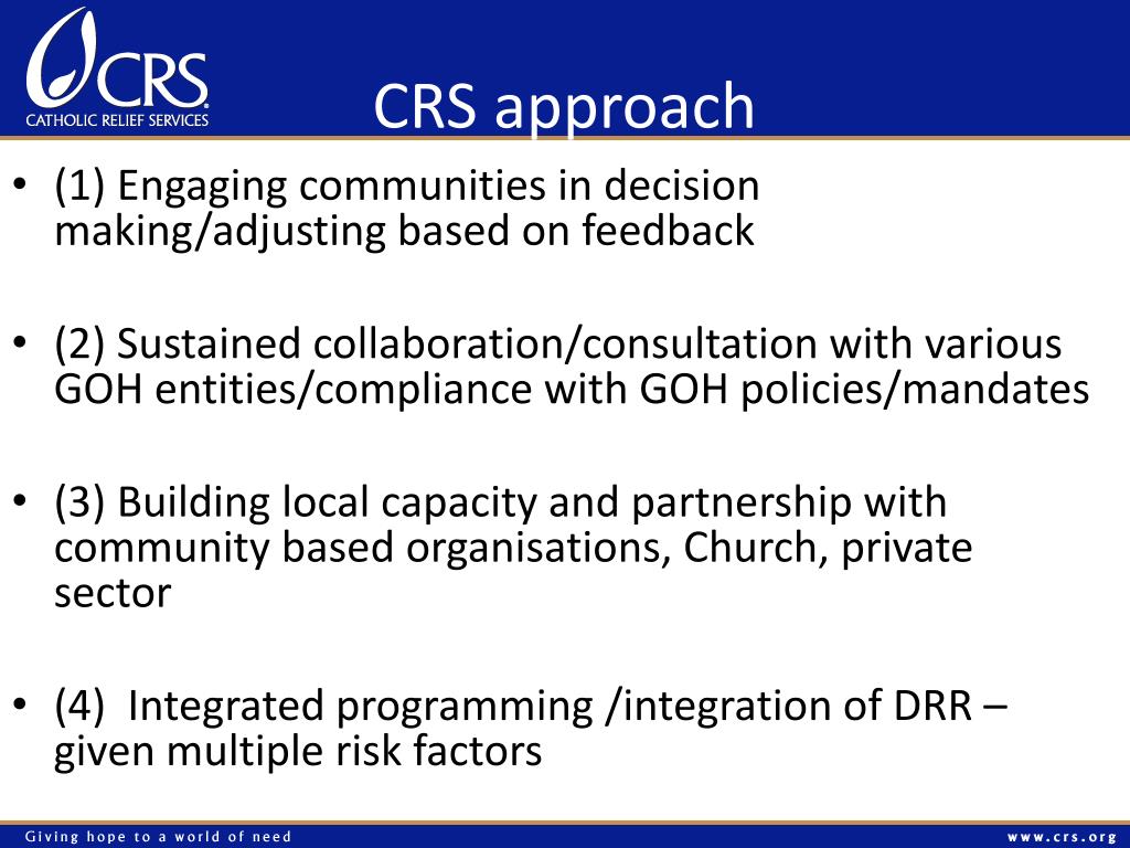 PPT - Catholic Relief Services Haiti Presentation for OFDA Study tour ...