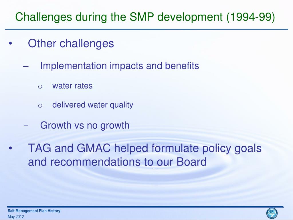 PPT - Zone 7’s Salt Management Plan Past, Present & Future PowerPoint ...