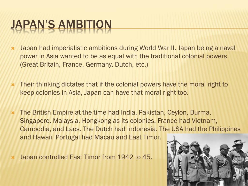 PPT - Japanese invasion of east timor Mark berezdecky and thomas ...