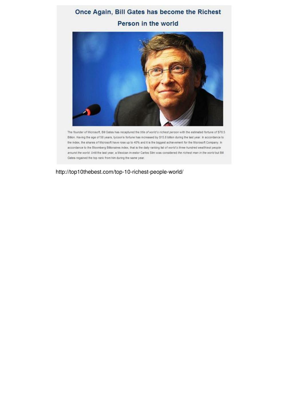 PPT - Discover the Richest People and Enhance Your Financial Literacy ...