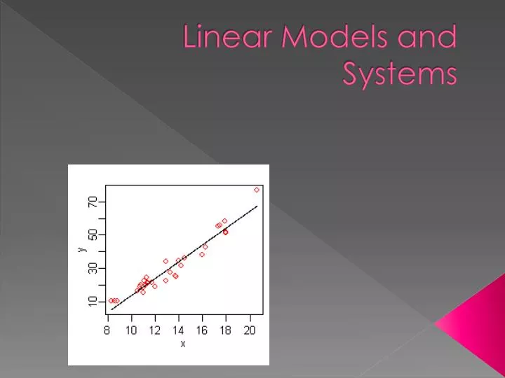 PPT - Linear Models and Systems PowerPoint Presentation, free download ...