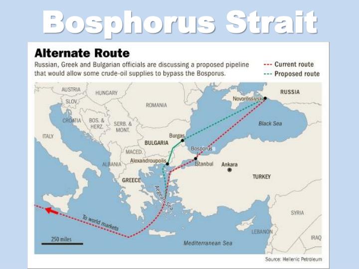 Bosporus Strait Map