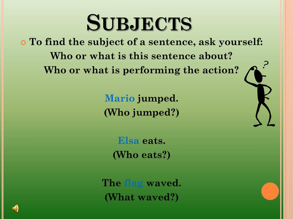 PPT Basic Sentence Structure Subjects Verbs PowerPoint PPT Basic Sentence Structure Subjects Verbs PowerPoint