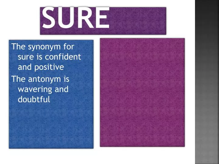 PPT - Sure PowerPoint Presentation, free download - ID:2454799