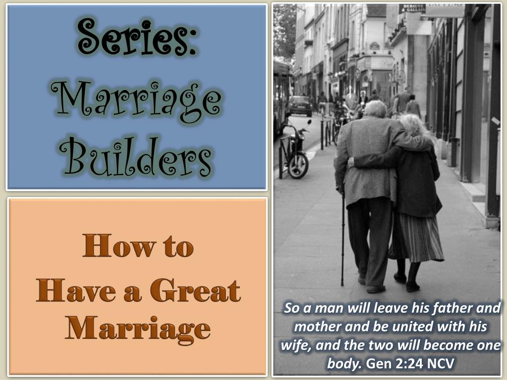 PPT - Series: Marriage Builders PowerPoint Presentation, free download ...