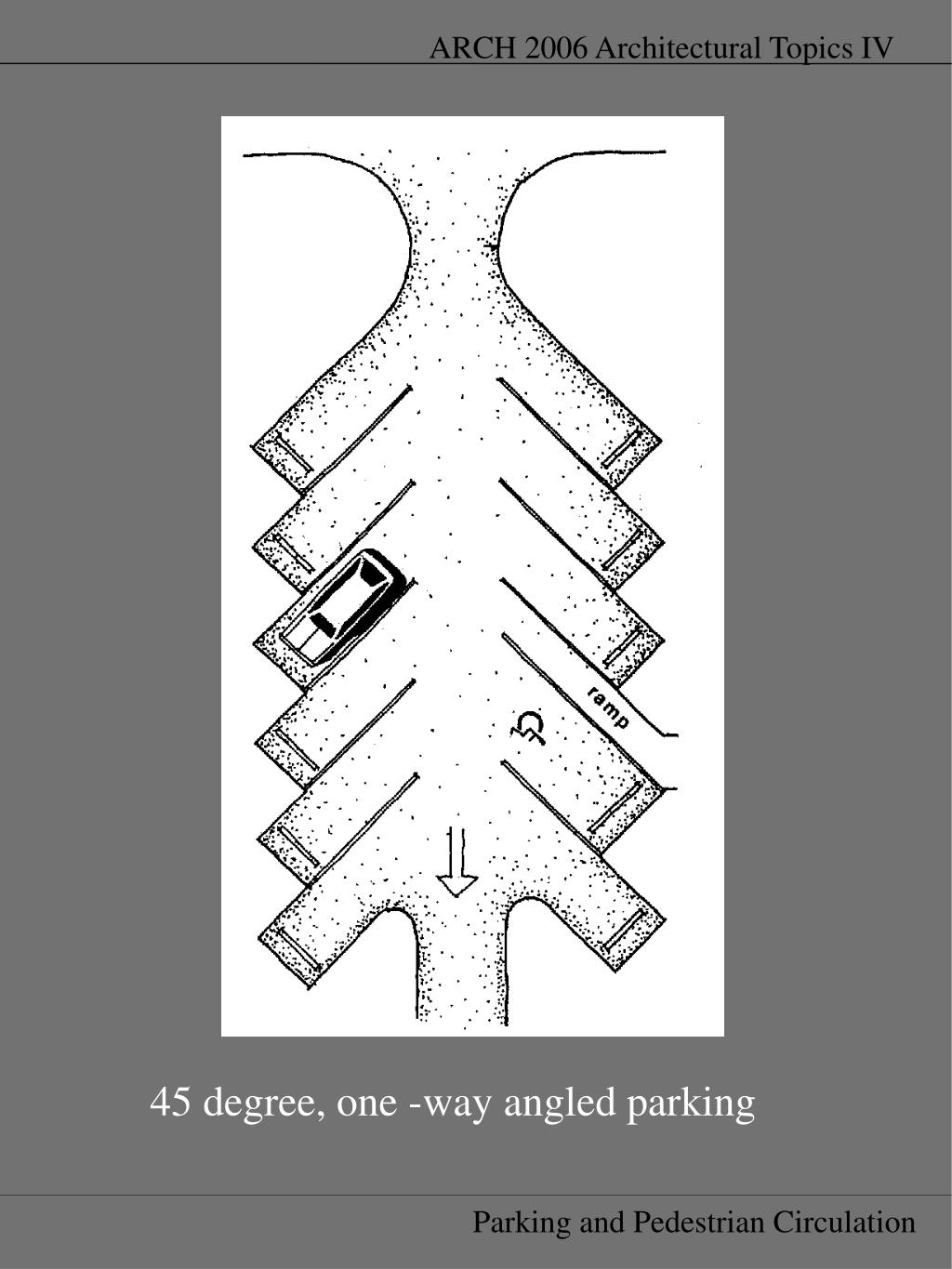 PPT - Parking Stall Dimensions Typical parking space: 9 ft x 18 ft to ...