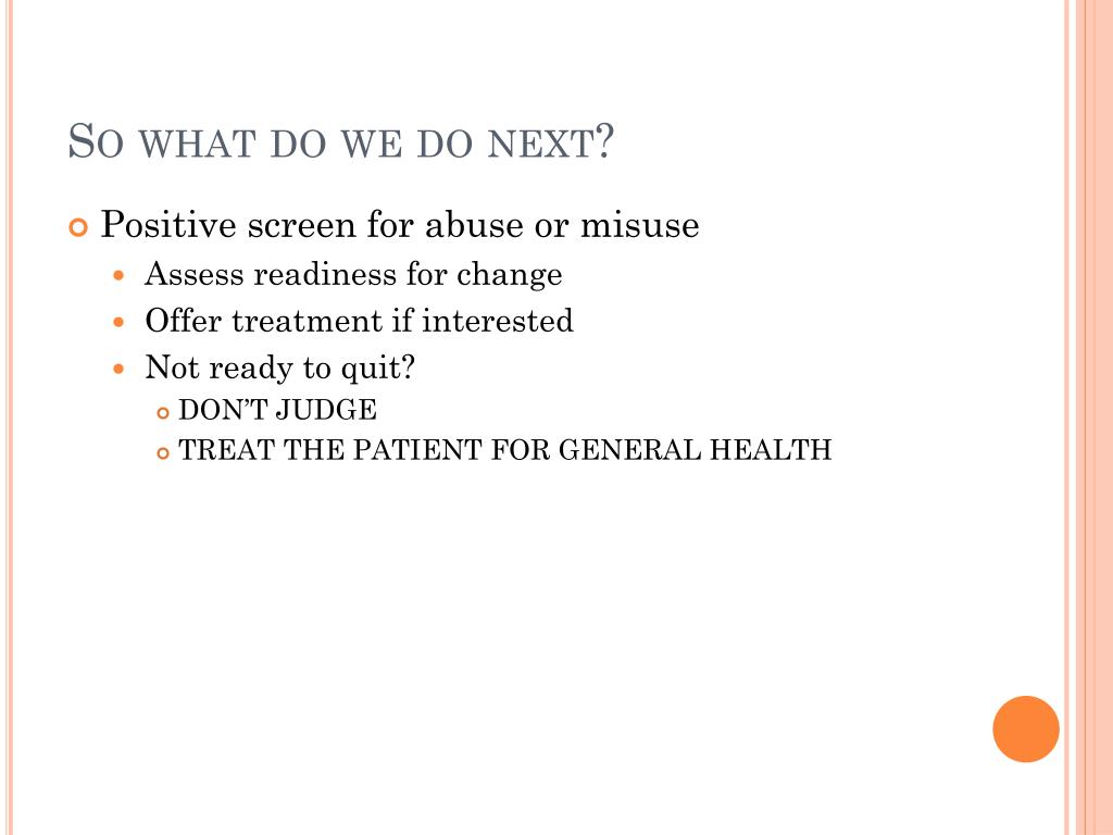 PPT - Primary Care and Prevention in the Substance Abuse Patient ...