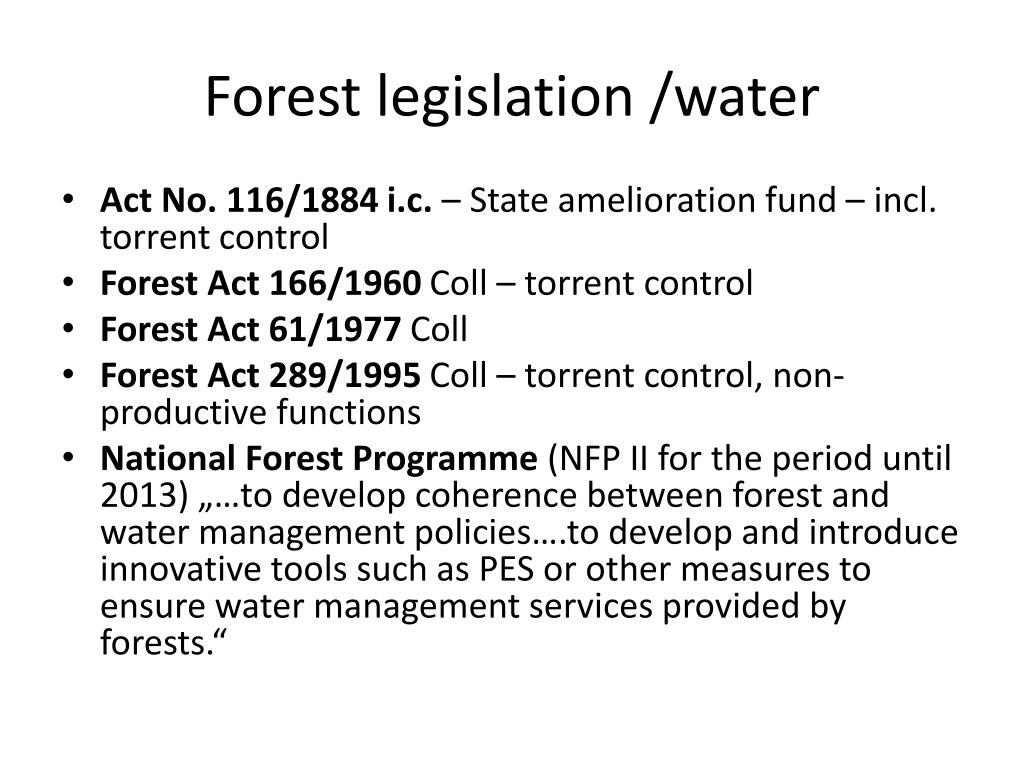 PPT - Forests and Water in the heart of Europe ( Czech Republic ...