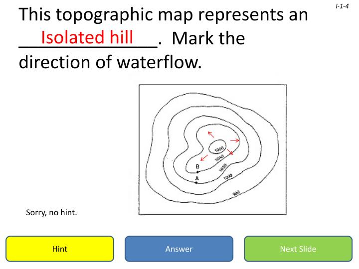 PPT - How to Read a Topographic Map and Delineate a Watershed Quiz I-1 ...