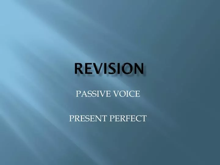PPT - REVISION PowerPoint Presentation, free download - ID:2455103