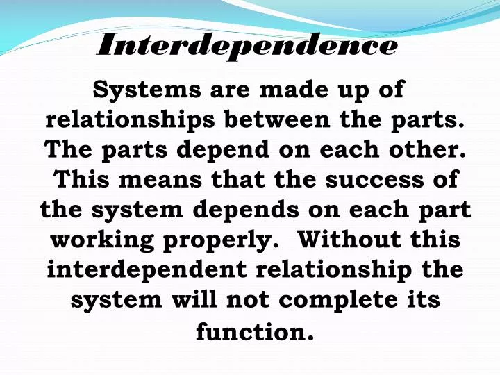 PPT - Interdependence PowerPoint Presentation, free download - ID:2455193