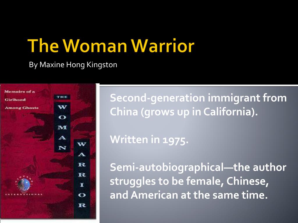 PPT - The Woman Warrior and Things Fall Apart PowerPoint Presentation ...