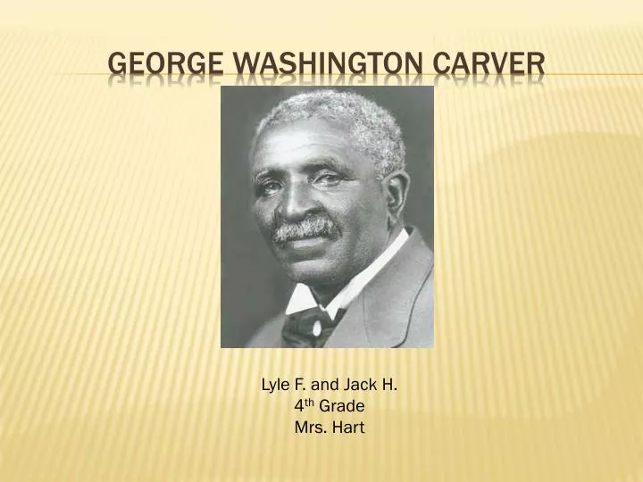 PPT - George Washington Carver PowerPoint Presentation, free download ...