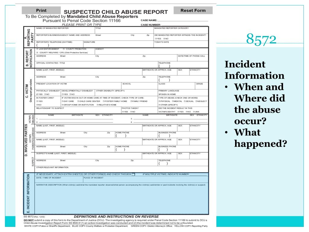 PPT - California Mandated Reporter Training PowerPoint Presentation ...
