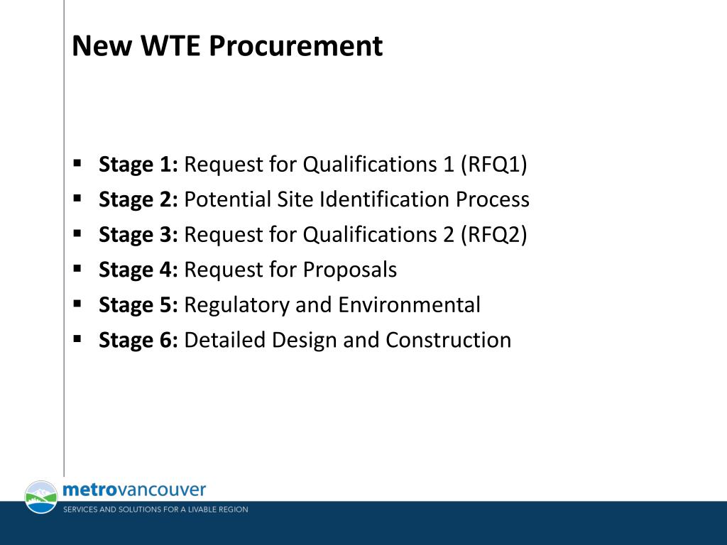 PPT - Metro Vancouver New Waste-to-Energy Capacity Project Update ...