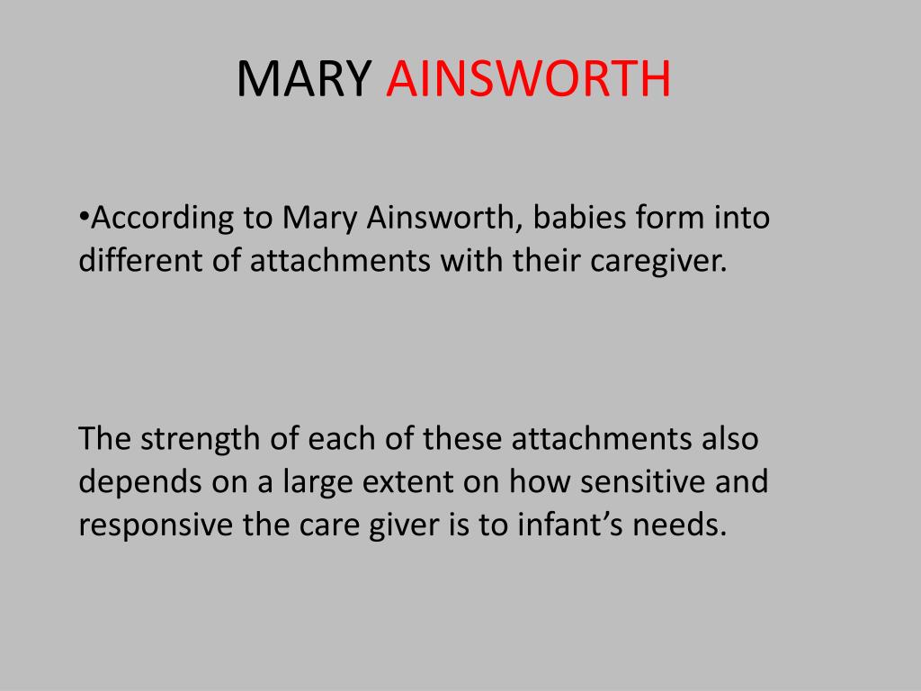 PPT - MARY AINSWORTH PowerPoint Presentation, free download - ID:2456431 PPT - MARY AINSWORTH PowerPoint Presentation, free download - ID:2456431
