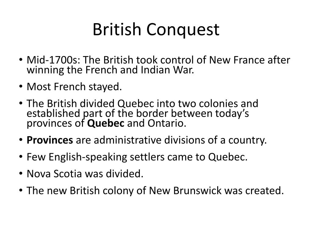 PPT - Canada 6.2 History and Culture PowerPoint Presentation, free ...