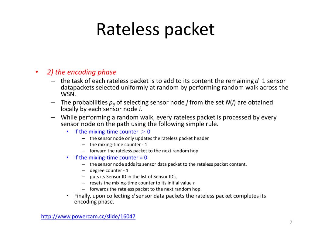 Ppt Contaminated Areas Monitoring Via Distributed Rateless Coding With Constrained Data