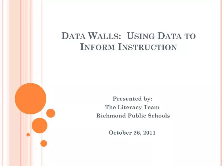 PPT - Data Walls: Using Data to Inform Instruction PowerPoint ...