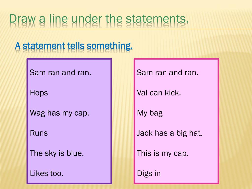 PPT - Sentences – Capital Letters – Full Stops – Sentence Construction ...
