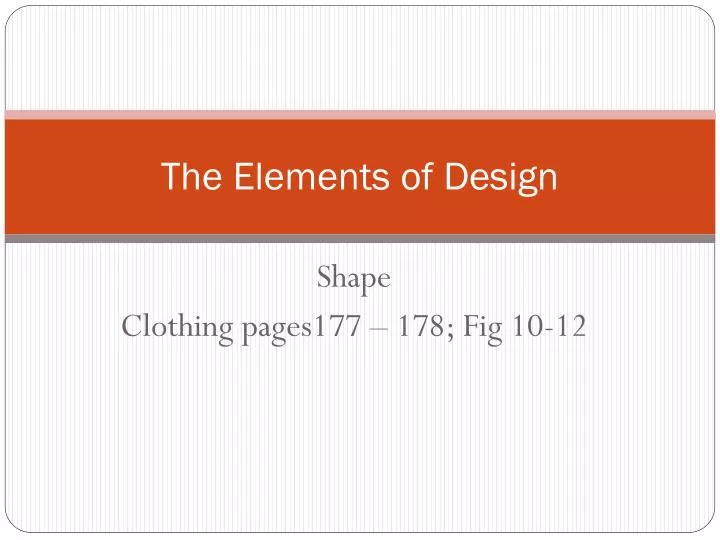 PPT - The Elements of Design PowerPoint Presentation, free download ...