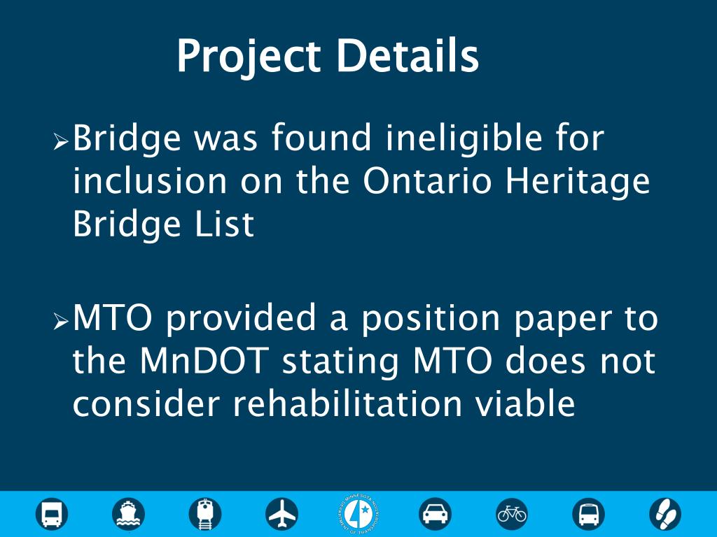 PPT - Baudette, Minnesota/Rainy River, Ontario International Bridge ...