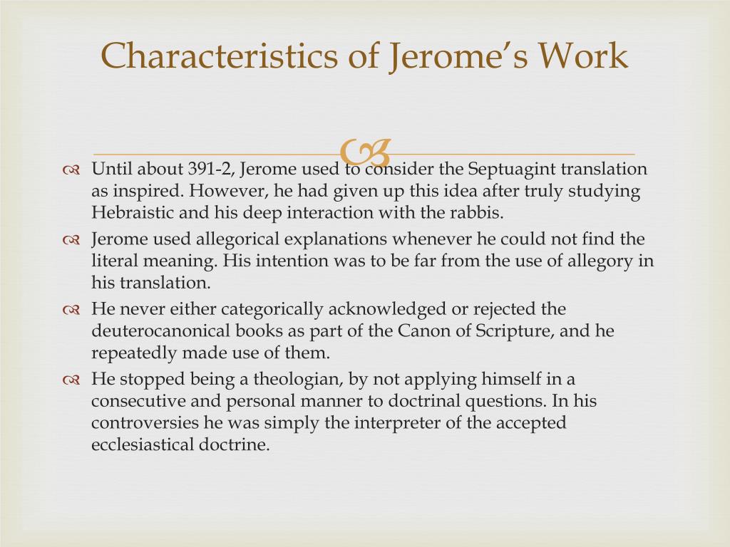 PPT - Jerome the Great Doctor of the Church PowerPoint Presentation ...