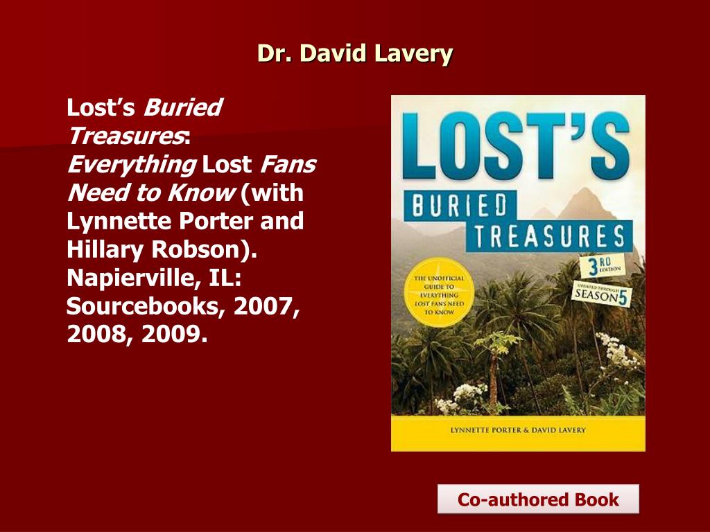 PPT - Dr. David Lavery Professor of English & Popular Culture Middle ...