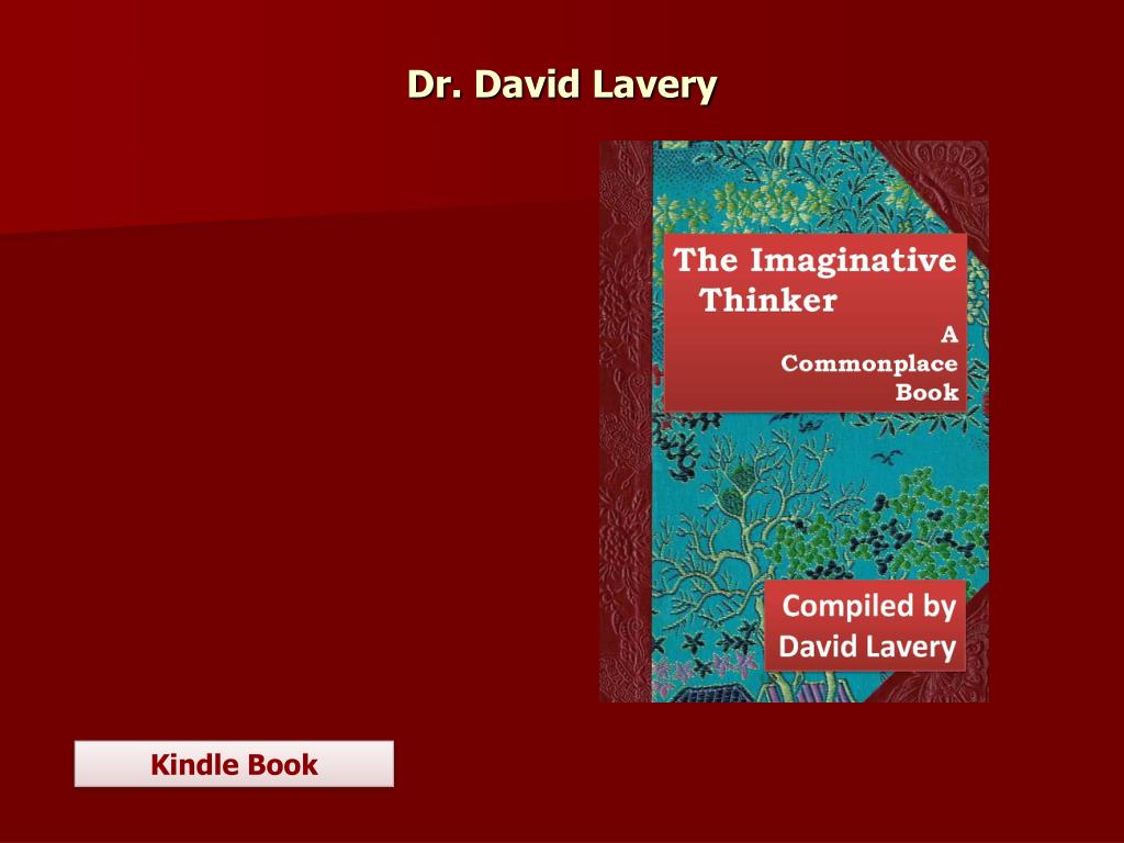 PPT - Dr. David Lavery Professor of English & Popular Culture Middle ...