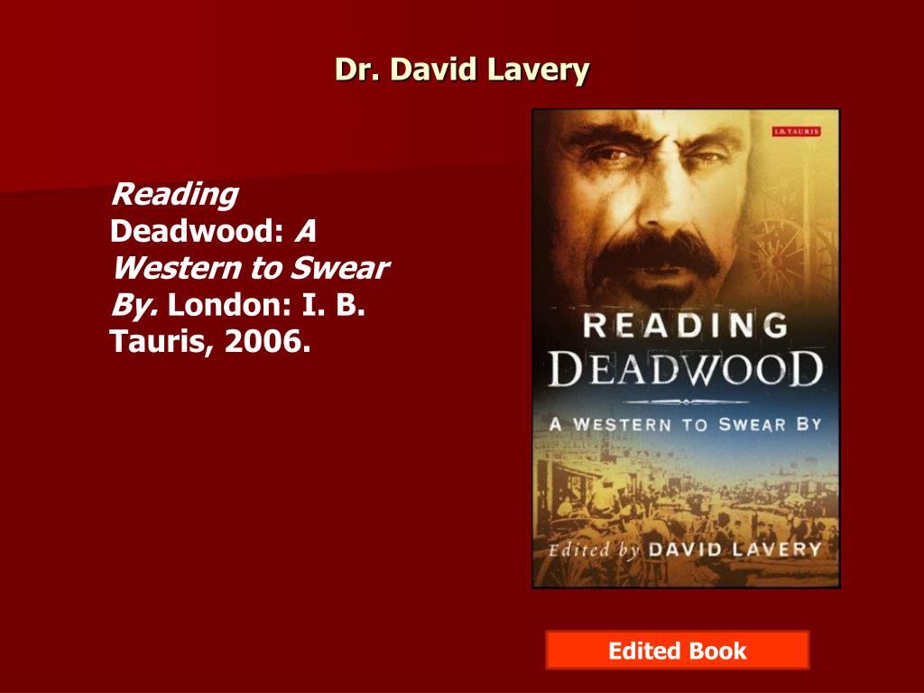 PPT - Dr. David Lavery Professor of English & Popular Culture Middle ...