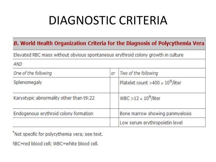 PPT - POLYCYTHEMIA VERA PowerPoint Presentation - ID:2459085