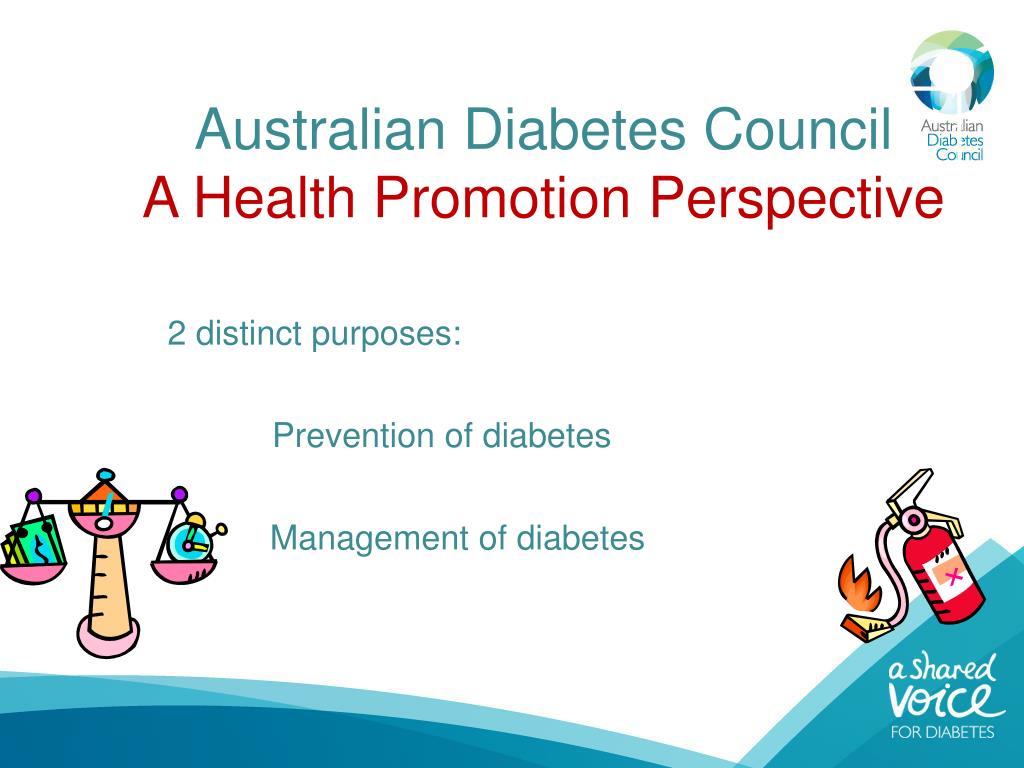 PPT - Australian Diabetes Council A Health Promotion Perspective ...