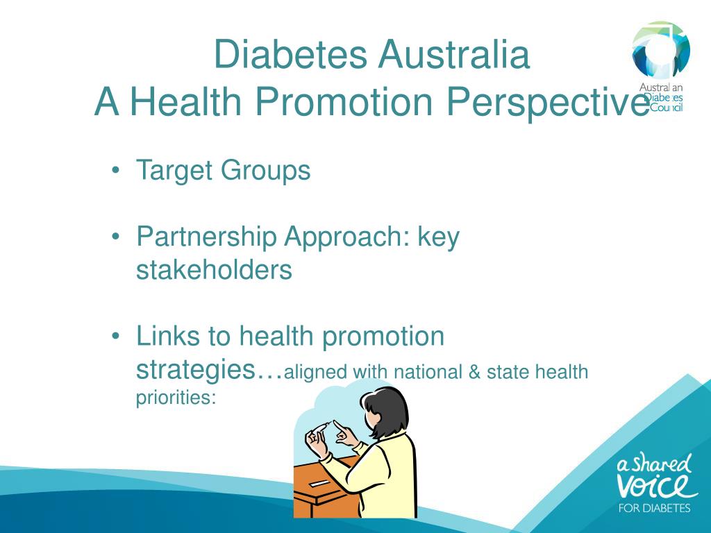PPT - Australian Diabetes Council A Health Promotion Perspective ...