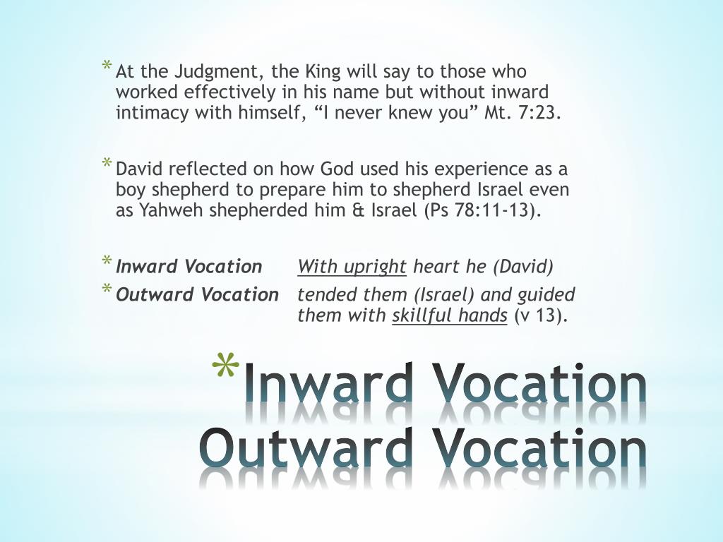 PPT - THE KING OF LOVE AND OUR VOCATIONS PowerPoint Presentation, free ...