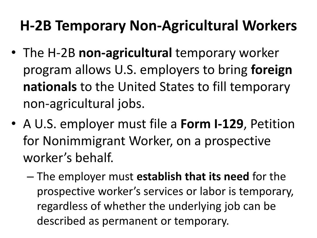 PPT - H-2B Visa Workers and Louisiana Seafood Industry PowerPoint Presentation - ID:2460140