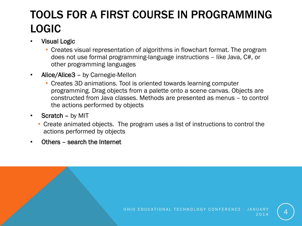PPT - Using Visual Logic To Teach A First Course In Programming Logic ... PPT - Using Visual Logic To Teach A First Course In Programming Logic ...