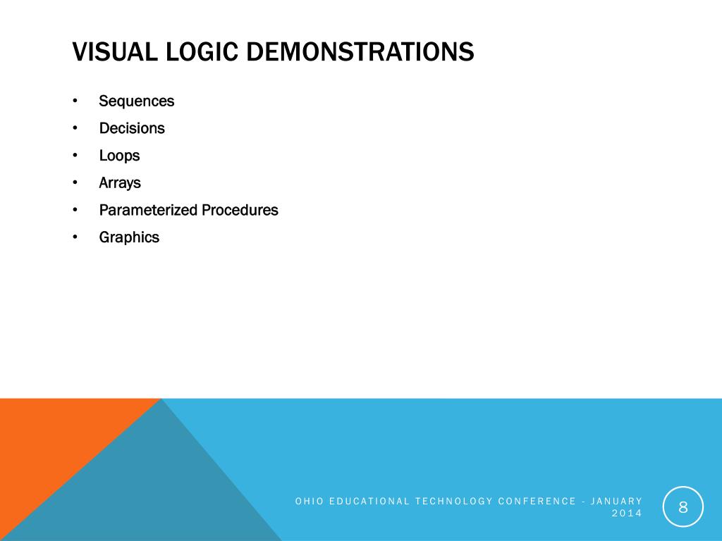 PPT - Using Visual Logic To Teach A First Course In Programming Logic ... PPT - Using Visual Logic To Teach A First Course In Programming Logic ...