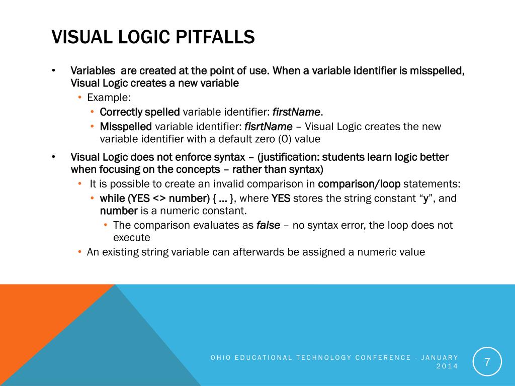 PPT - Using Visual Logic To Teach A First Course In Programming Logic ... PPT - Using Visual Logic To Teach A First Course In Programming Logic ...