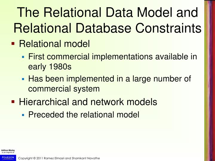 Ppt Chapter 3 The Relational Data Model And Relational Database Constraints Powerpoint