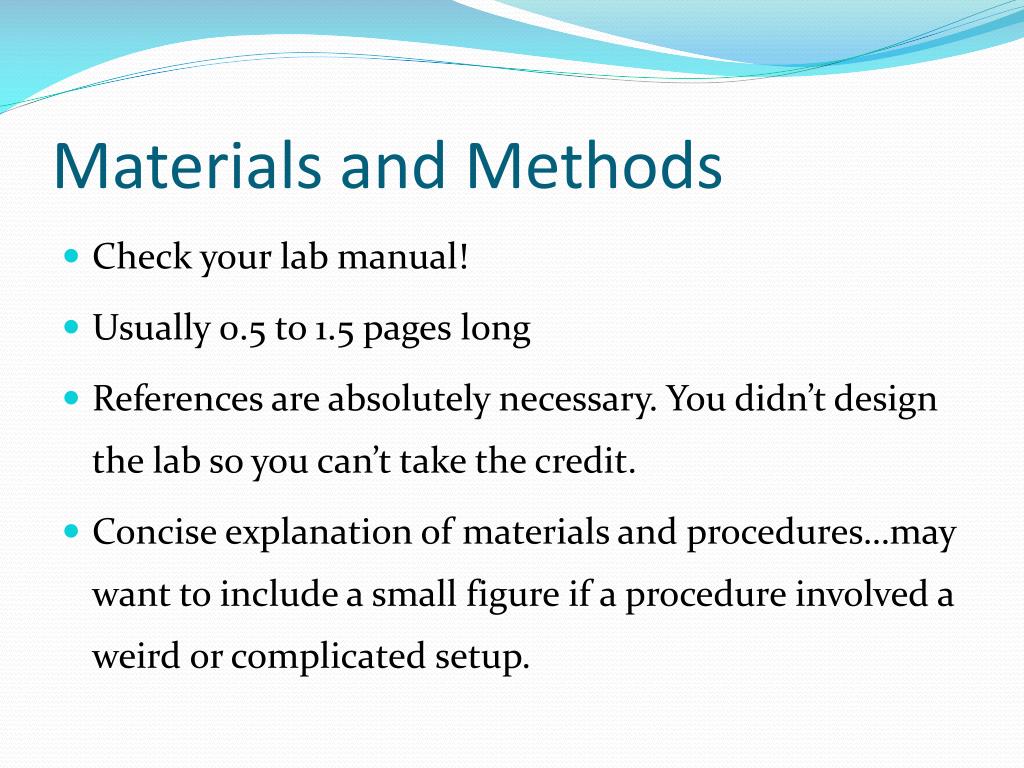 Ppt Essentials For Writing A Good Lab Report Powerpoint Presentation Id 2460653