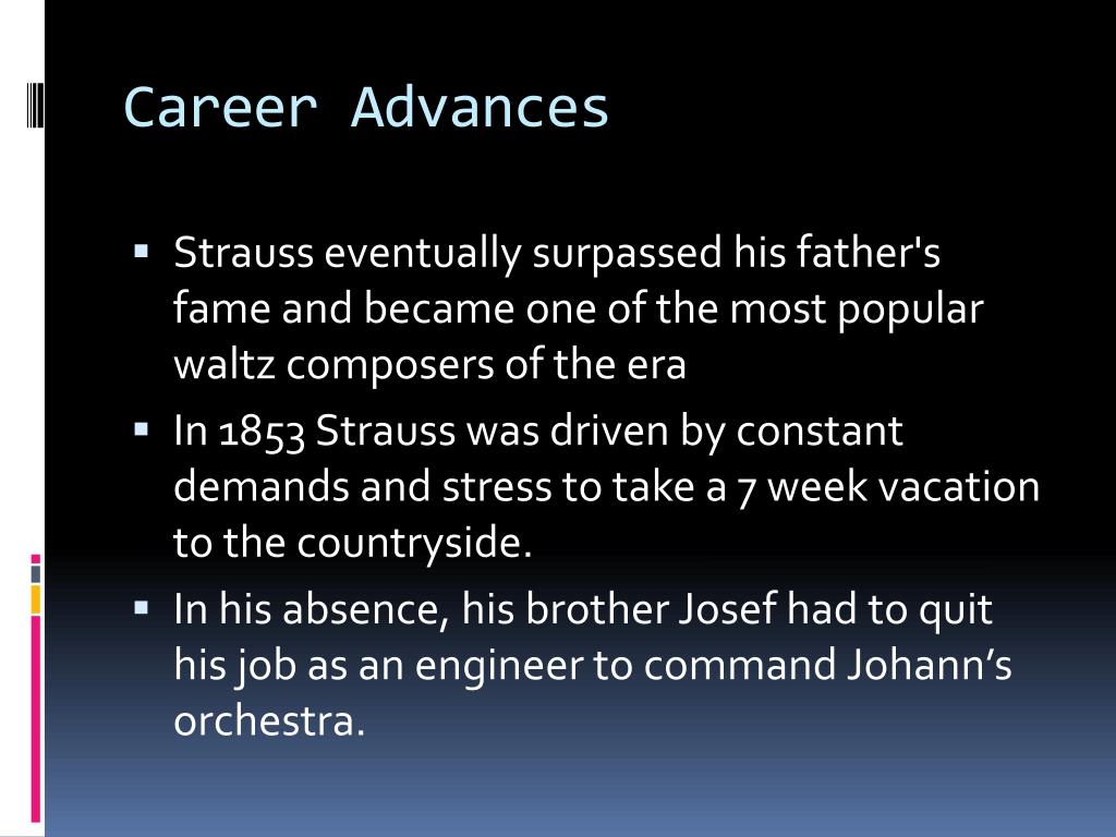 PPT - Johann Strauss II 1825-1899 Shad Sparks PowerPoint Presentation ...