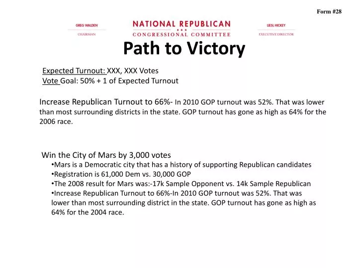 PPT - Path to Victory PowerPoint Presentation, free download - ID:2461165